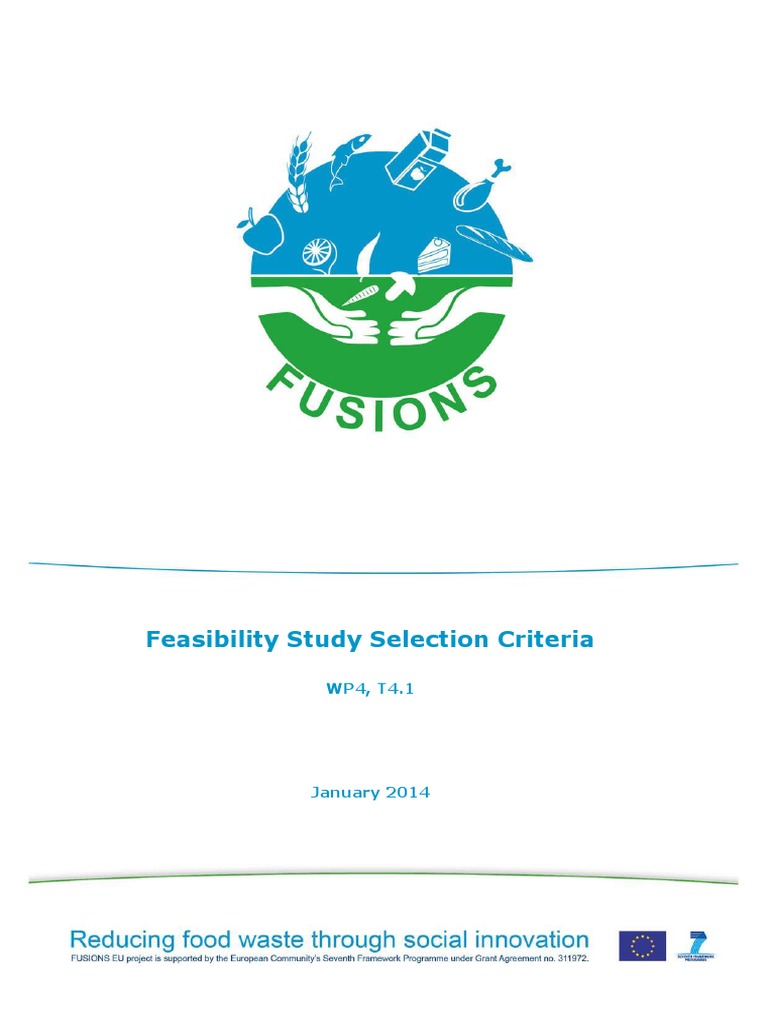 Feasibility Study Selection Criteria | PDF | Innovation | Evaluation