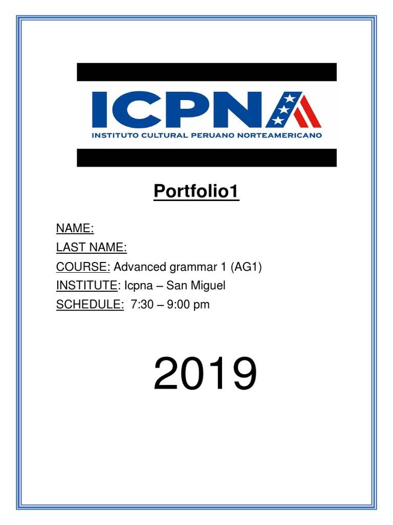 Portfolio 1 AG1 | PDF