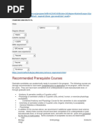 Valencia Radiography Program Requirements | PDF | University And ...