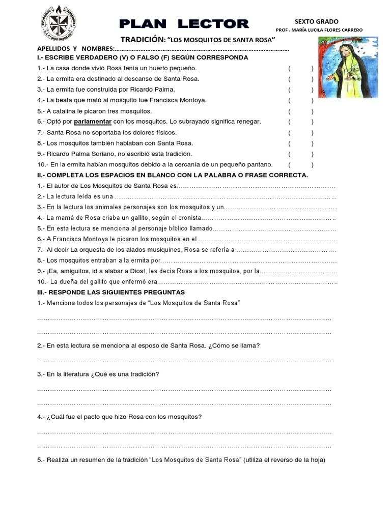 Los Mosquitos de Santa Rosa | PDF