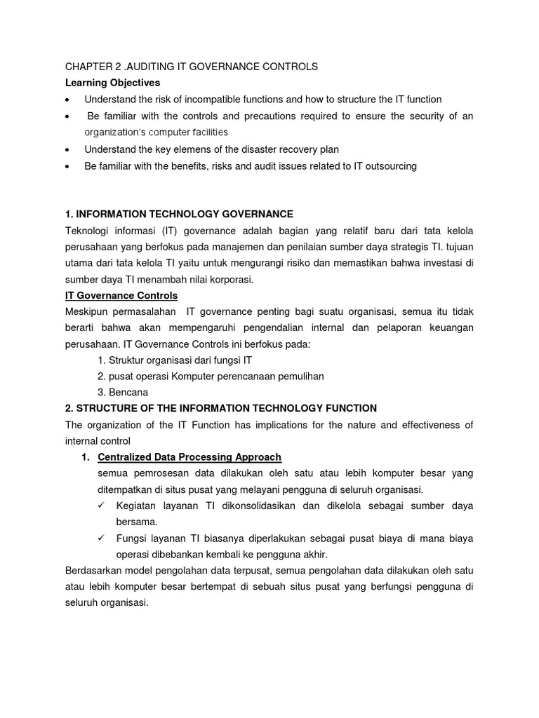 Audit Edp Chap. 2 | PDF