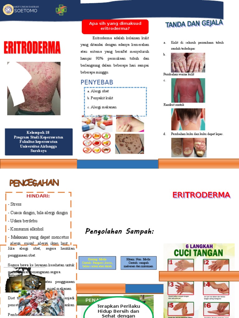 Leaflet Eritroderma | PDF
