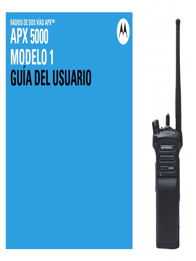 manual apx 5000 Motorola | Frecuencia de radio | Bluetooth