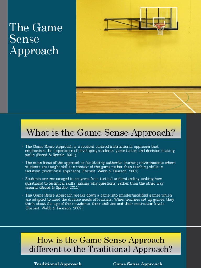 The Game Sense Approach | PDF | Decision Making | Learning