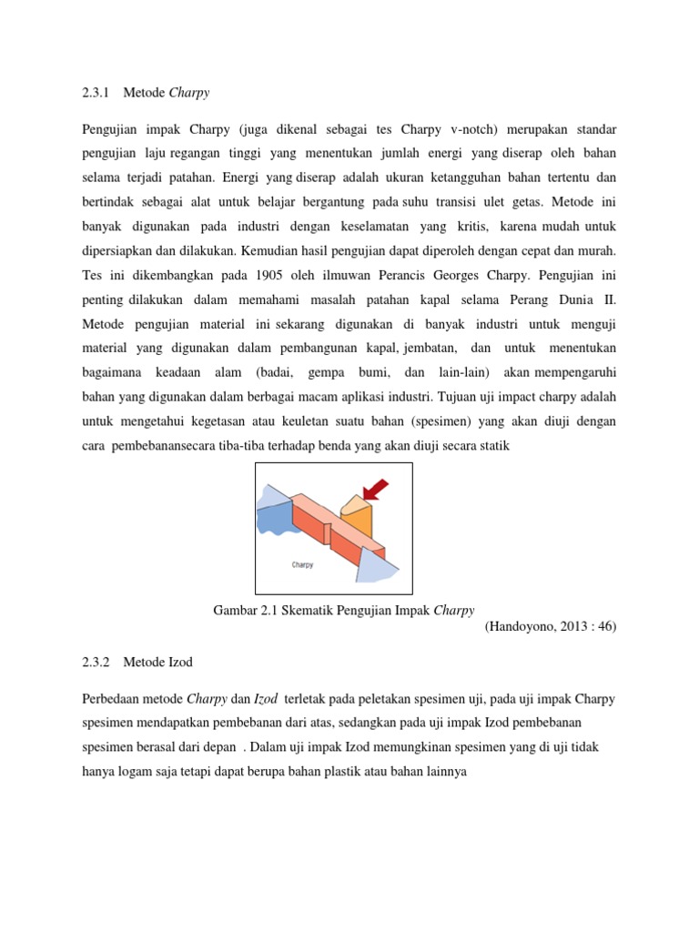Metode Charpy | PDF
