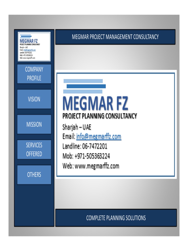 MEgmar | PDF | Consultant | Project Management