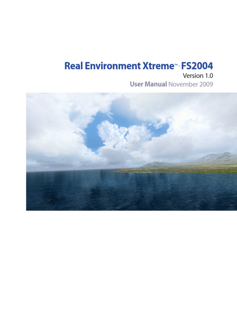Real Environment Xtreme FS2004: User Manual November 2009 | PDF | Icon (Computing) | Computer File