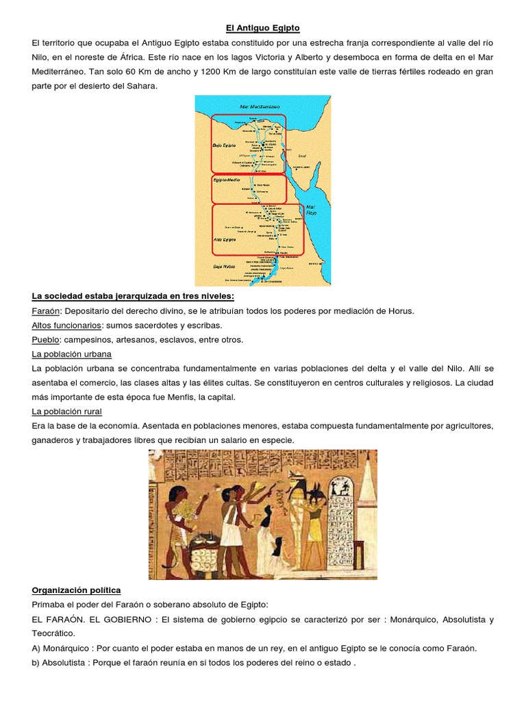 El Antiguo Egipto | PDF | Antiguo Egipto | Egipto