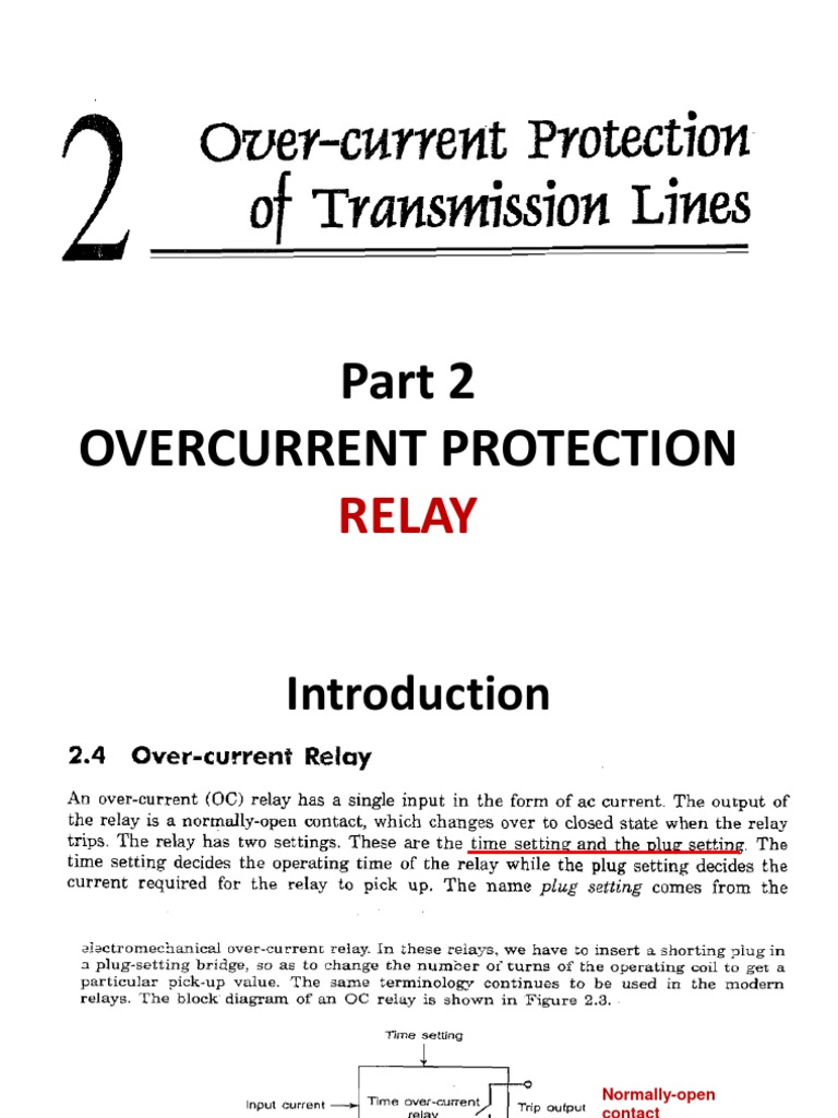 Idmt Relay | PDF | Relay | Electrical Components