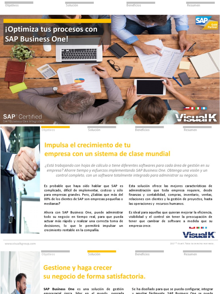 Brochure SAP Business One | PDF | Sap Se | Software