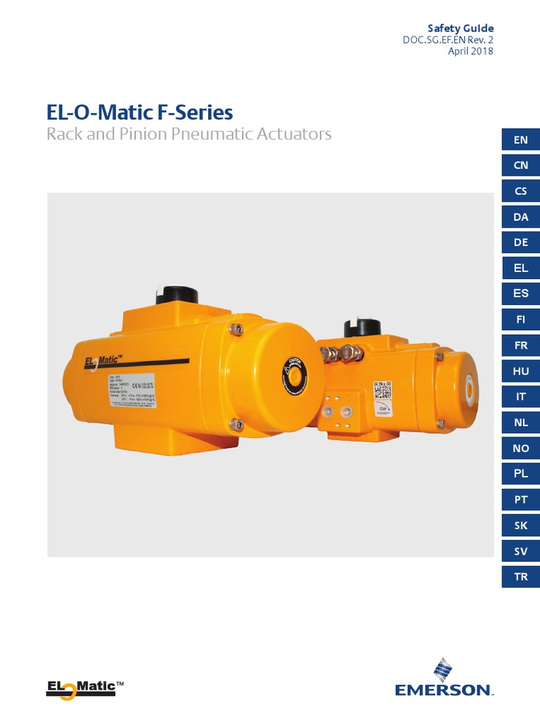 EL O Matic | PDF | Valve | Actuator