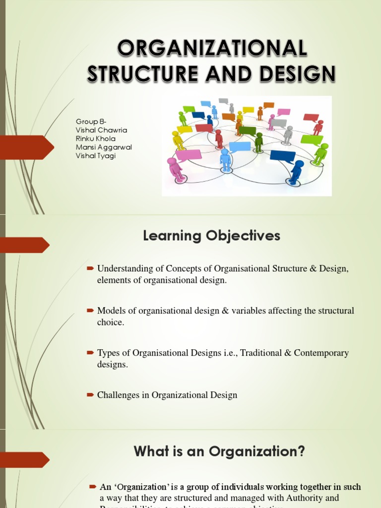 Organizational Structure & Design (Group 8) | PDF | Organizational ...