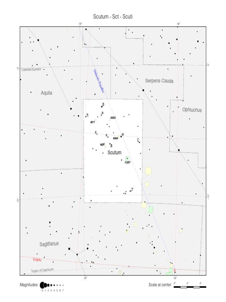 Scutum - SCT - Scuti: Serpens Cauda Aquila | PDF | Stellar Groupings ...
