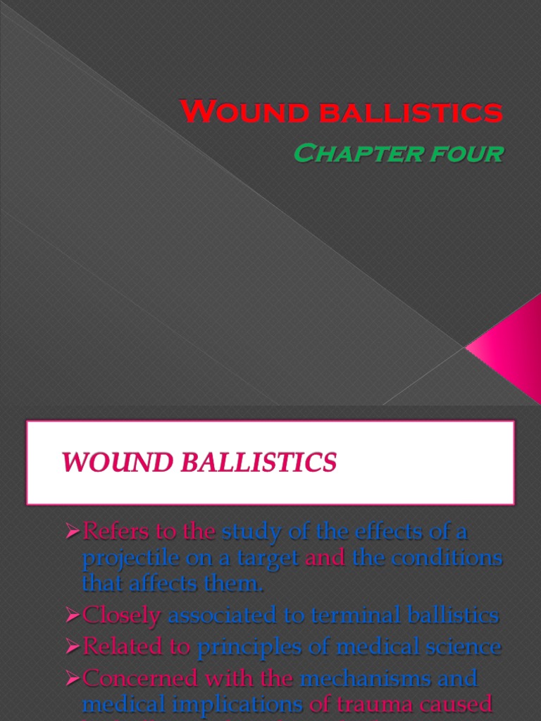 Gunshot Wound Analysis | PDF | Gun Barrel | Bullet