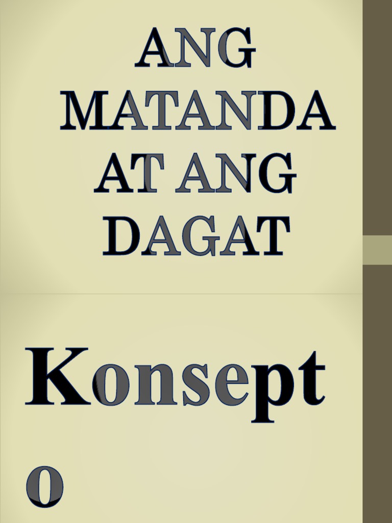 Ang Matanda at Ang Dagat | PDF