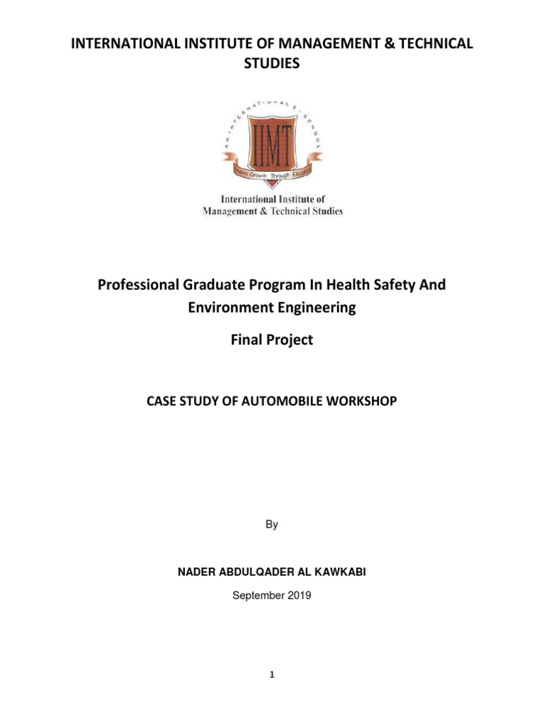 International Institute of Management & Technical Studies: Case Study ...