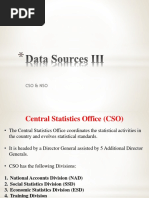 Functions of CSO | PDF | Official Statistics | Reserve Bank Of India