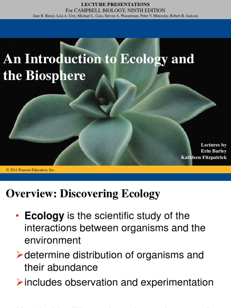 Ecology 1 PDF | PDF | Ecology | Benthic Zone