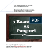 Limang Halimbawa NG Lantay | PDF