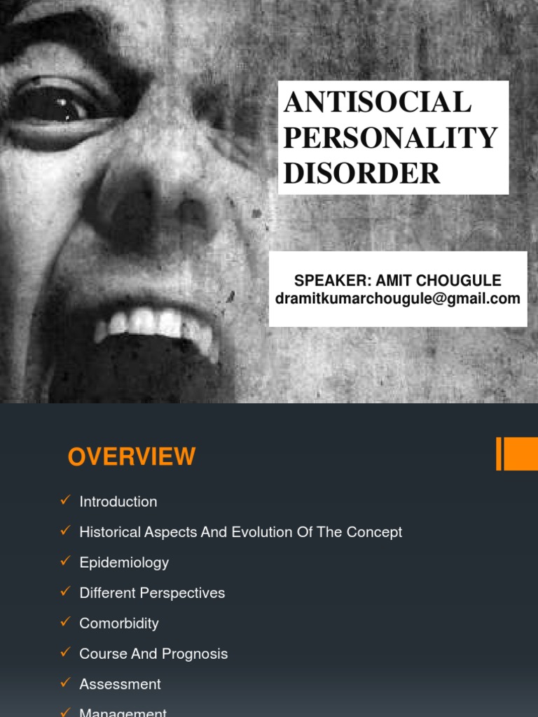 Dissocial Personality Disorder | PDF | Psychopathy | Antisocial ...
