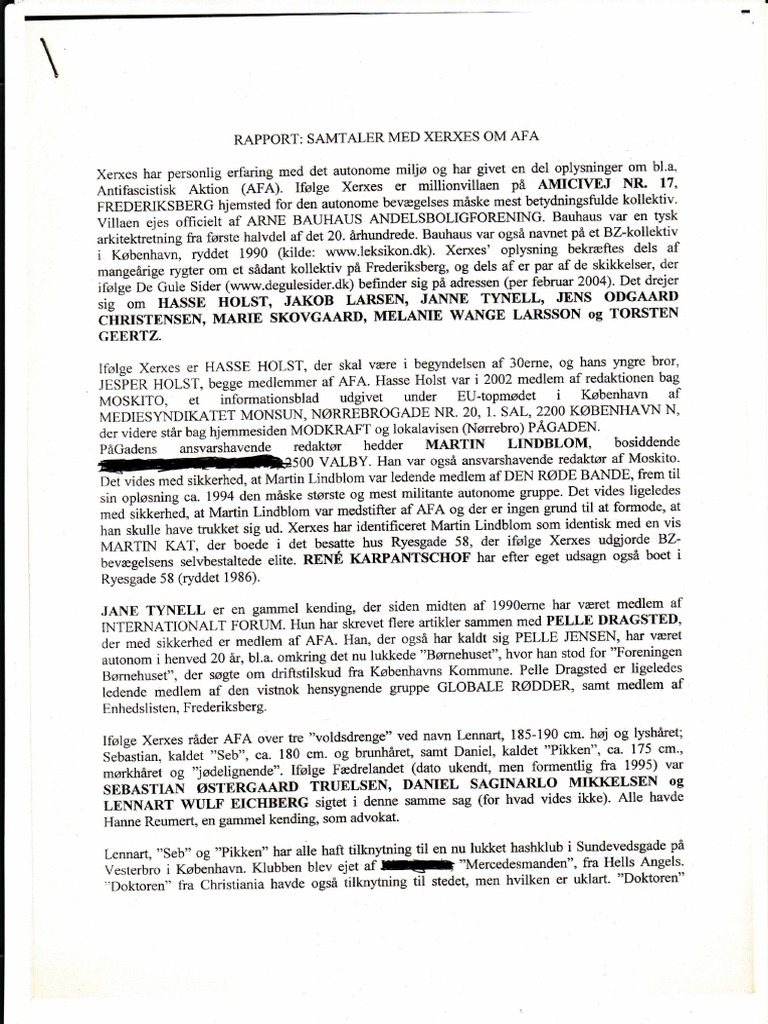 Xerxes Rapporten | PDF