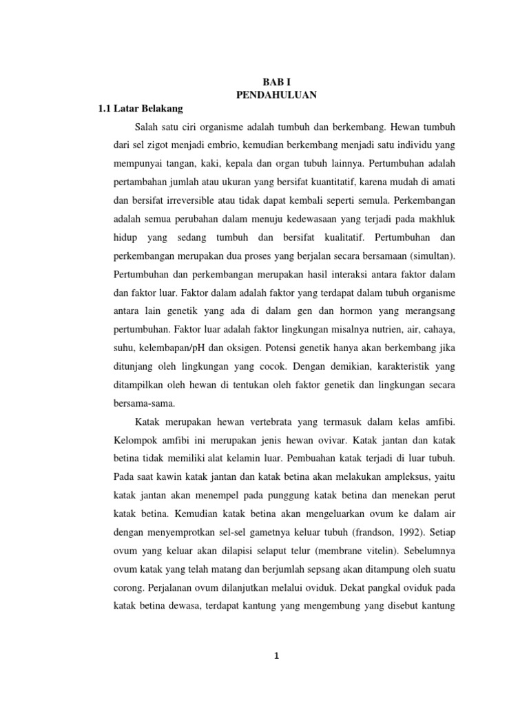 Pembelahan Sel Embrio Katak | PDF | Ilmu Sosial | Kesehatan Holistik