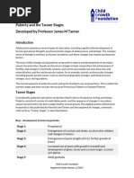 Tanner Staging 2 | PDF | Puberty | Adolescence