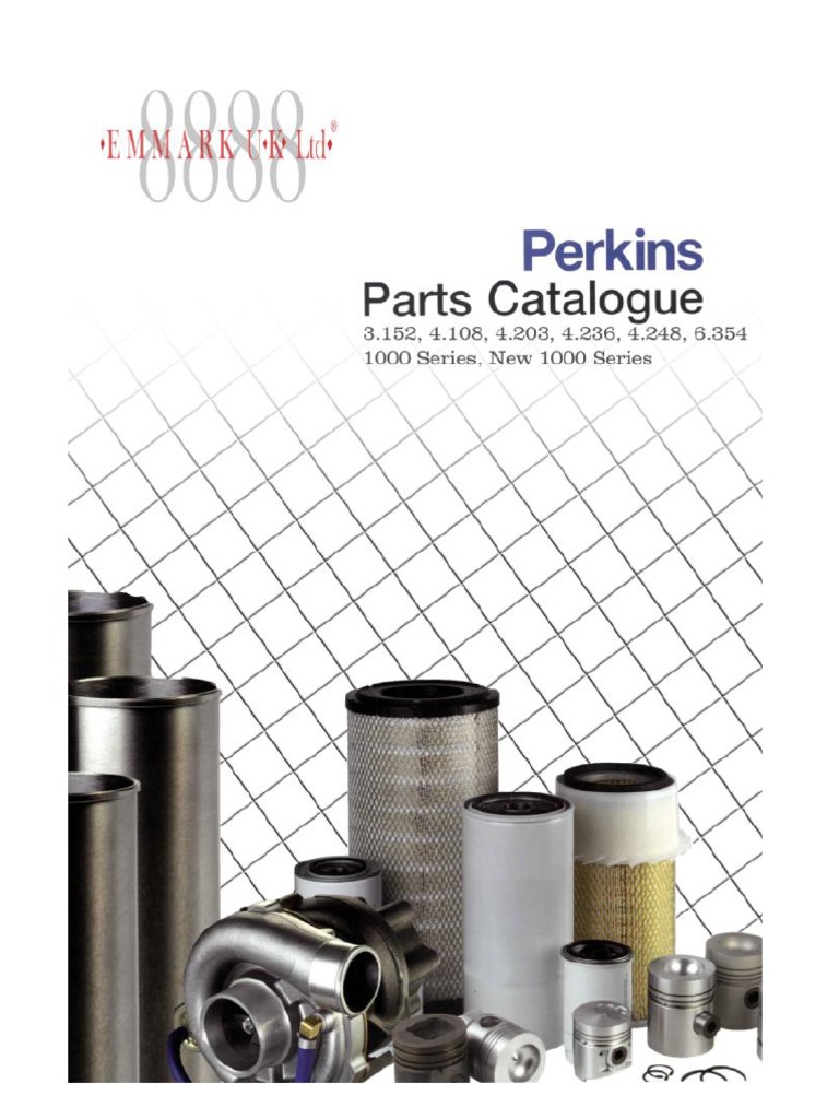 Perkins Engine Parts Catalog PDF | PDF | Piston | Cylinder (Engine)