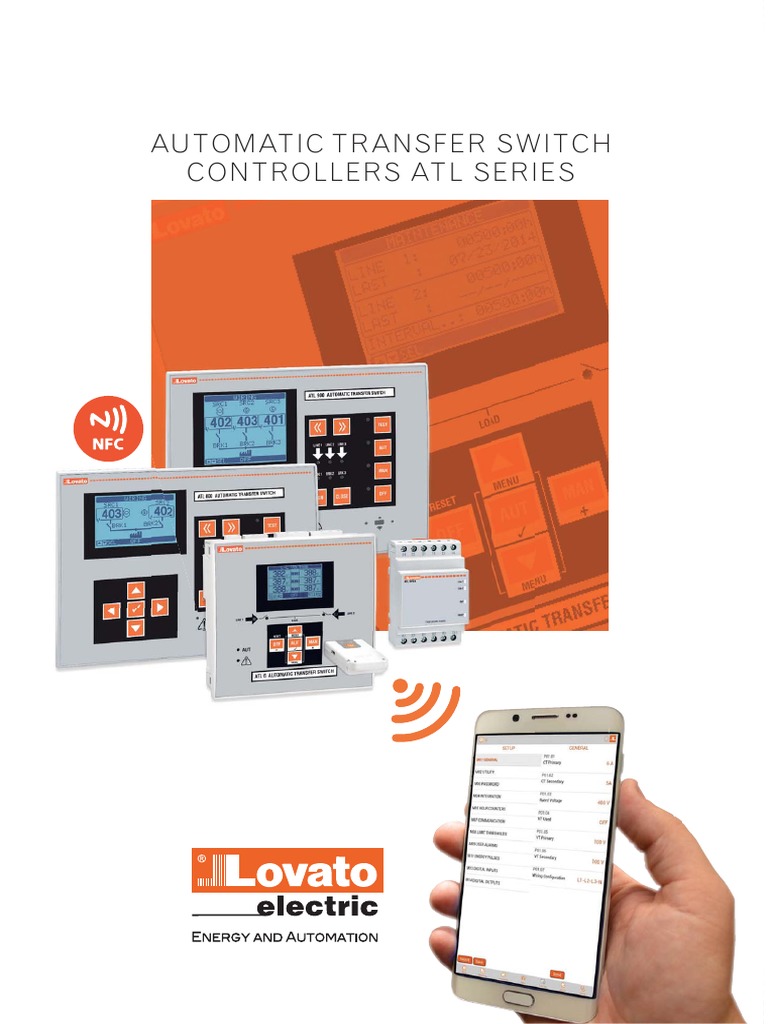 Automatic Transfer Switch Controllers Atl Series | PDF | Relay | Mobile App