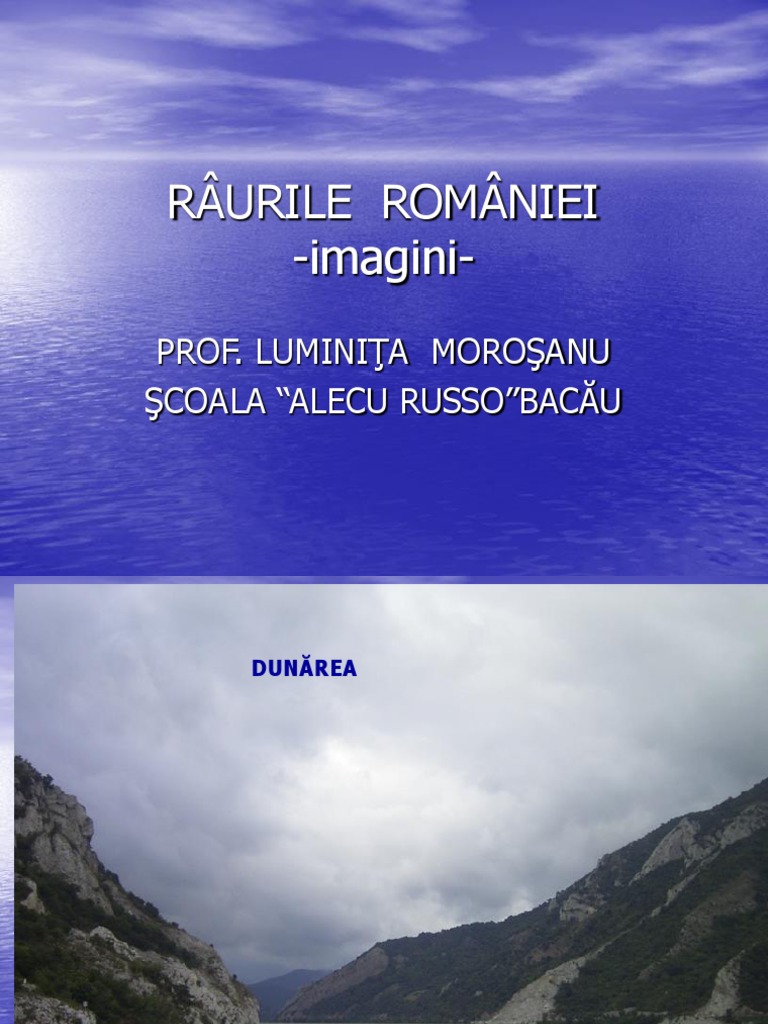 Raurile Romaniei Powerpoint | PDF