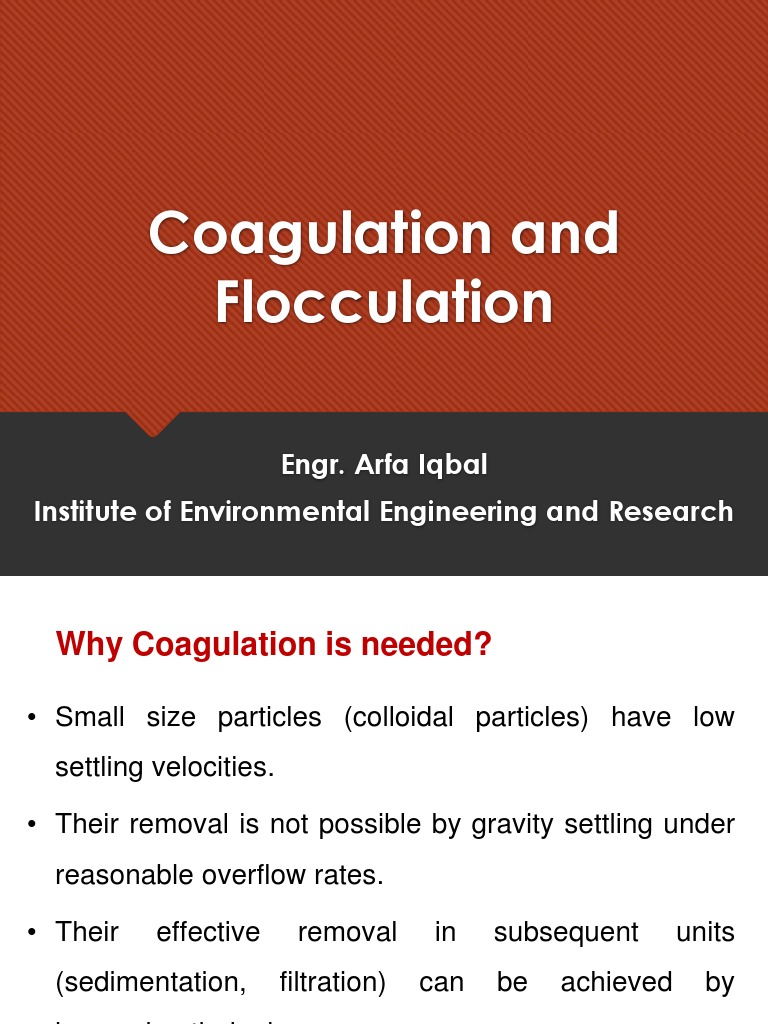 Coagulation and Flocculation: Understanding the Processes of ...