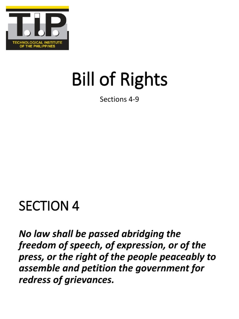Article III Section 4 9 | PDF | Freedom Of Speech | Freedom Of The Press