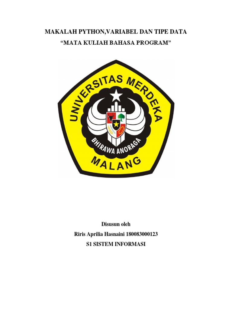 Makalah Python | PDF