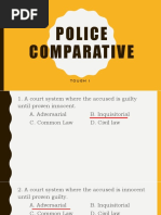 Comparative Police System | PDF | Police | Crime & Violence