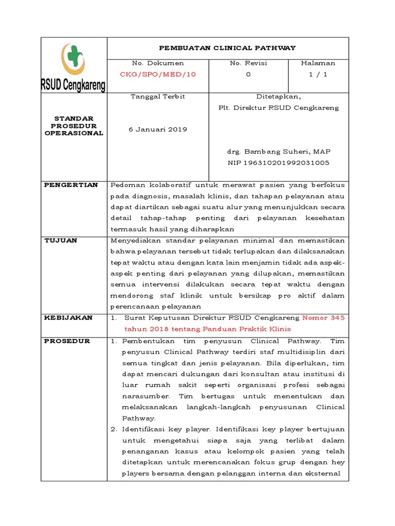 SPO Pembuatan CP | PDF