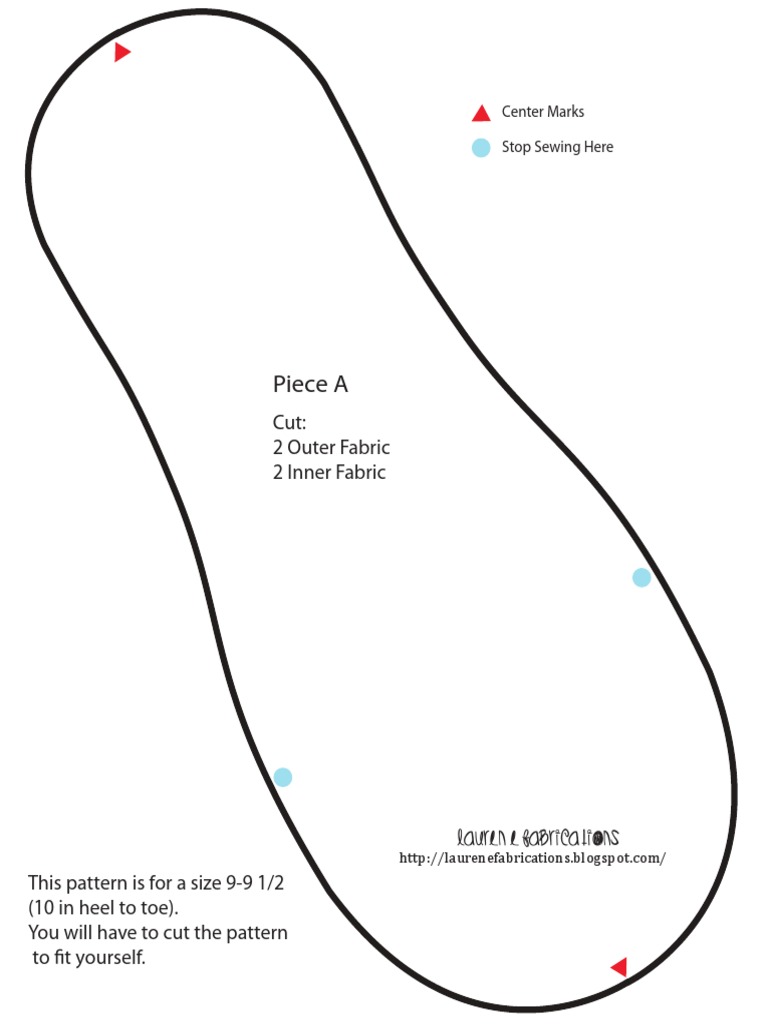 DIY Kimono Slipper Pattern Guide | PDF