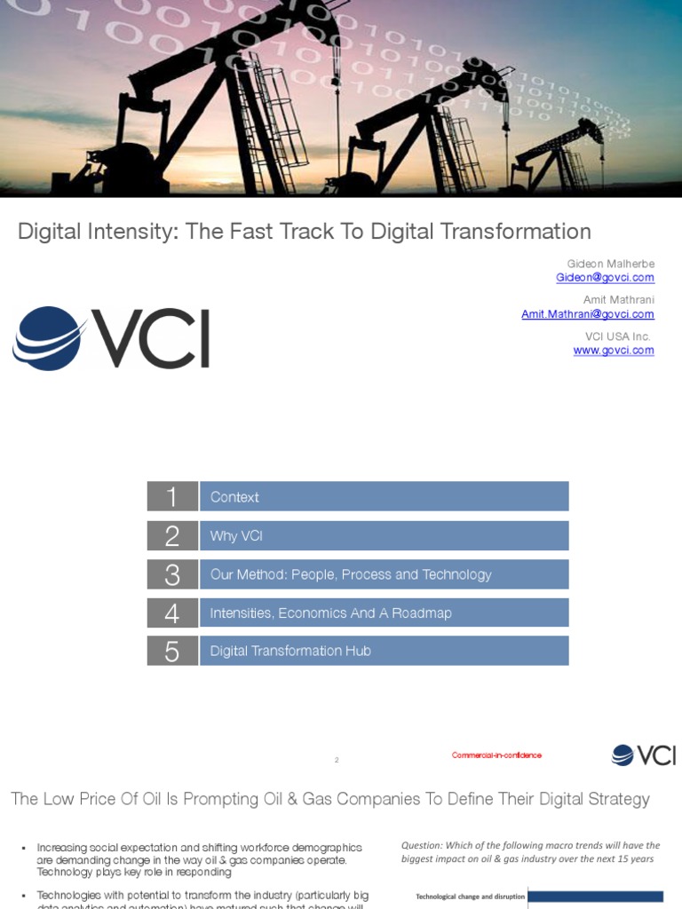 A Roadmap for Digital Transformation in the Oil and Gas Industry ...