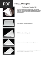 Steps in Making A Druggist or Pharmacy Fold PDF Version PDF | PDF ...