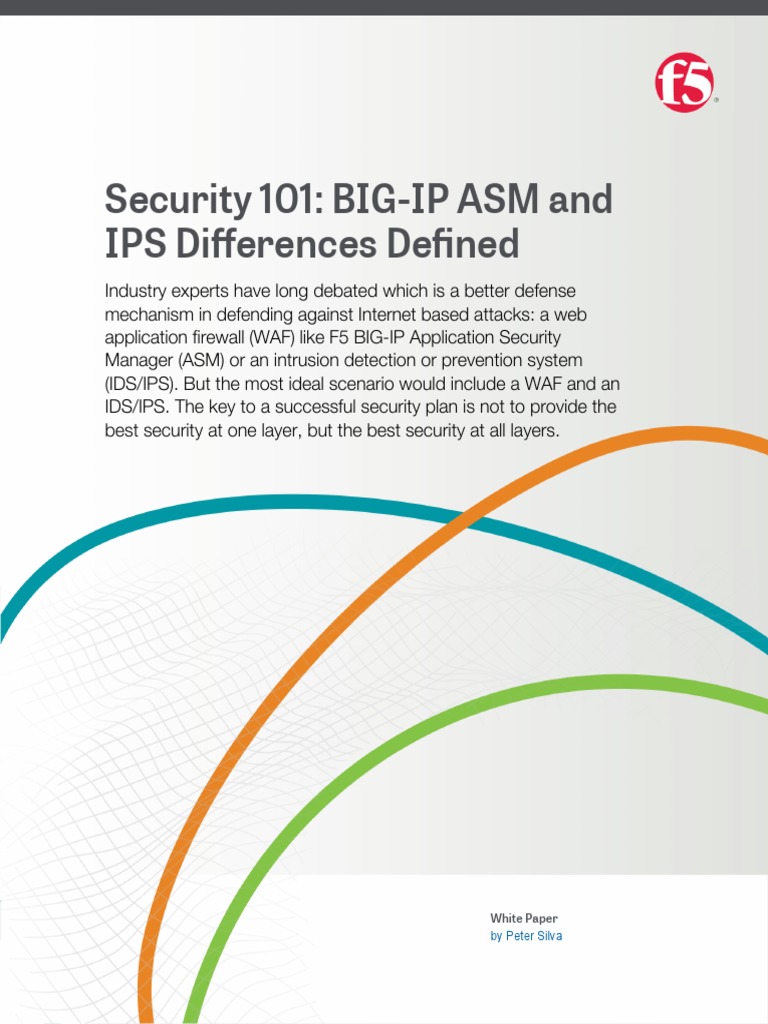 Security 101 Big Ip Asm and Ips Differences Defined | PDF | Computer Security | Security
