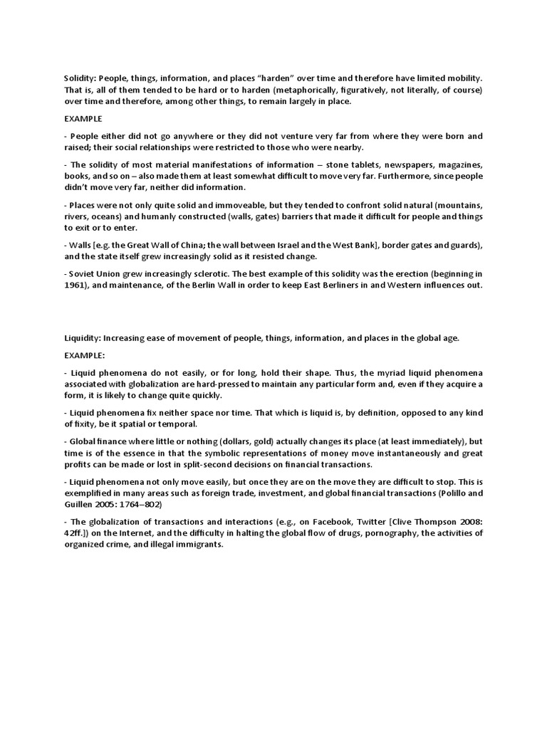 Solidity | PDF | Berlin Wall | Globalization