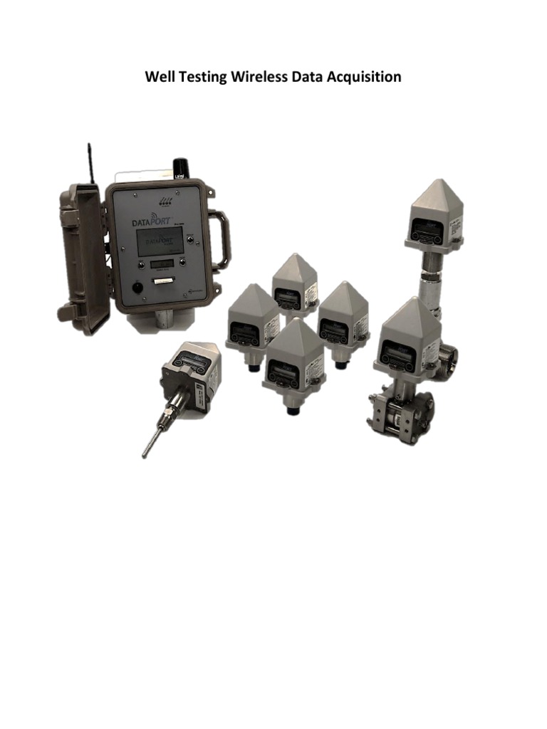 Well Testing Wireless Data Acquisition | PDF | Sensor | Flow Measurement