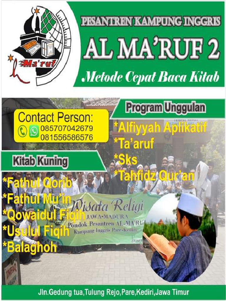Informasi Ponpes Al-Ma'Ruf Pare Kediri | PDF