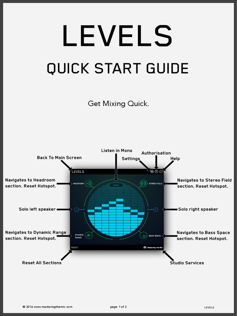 LEVELS-Quick Start Guide | PDF