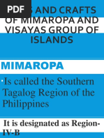 Arts and Crafts of MIMAROPA | PDF