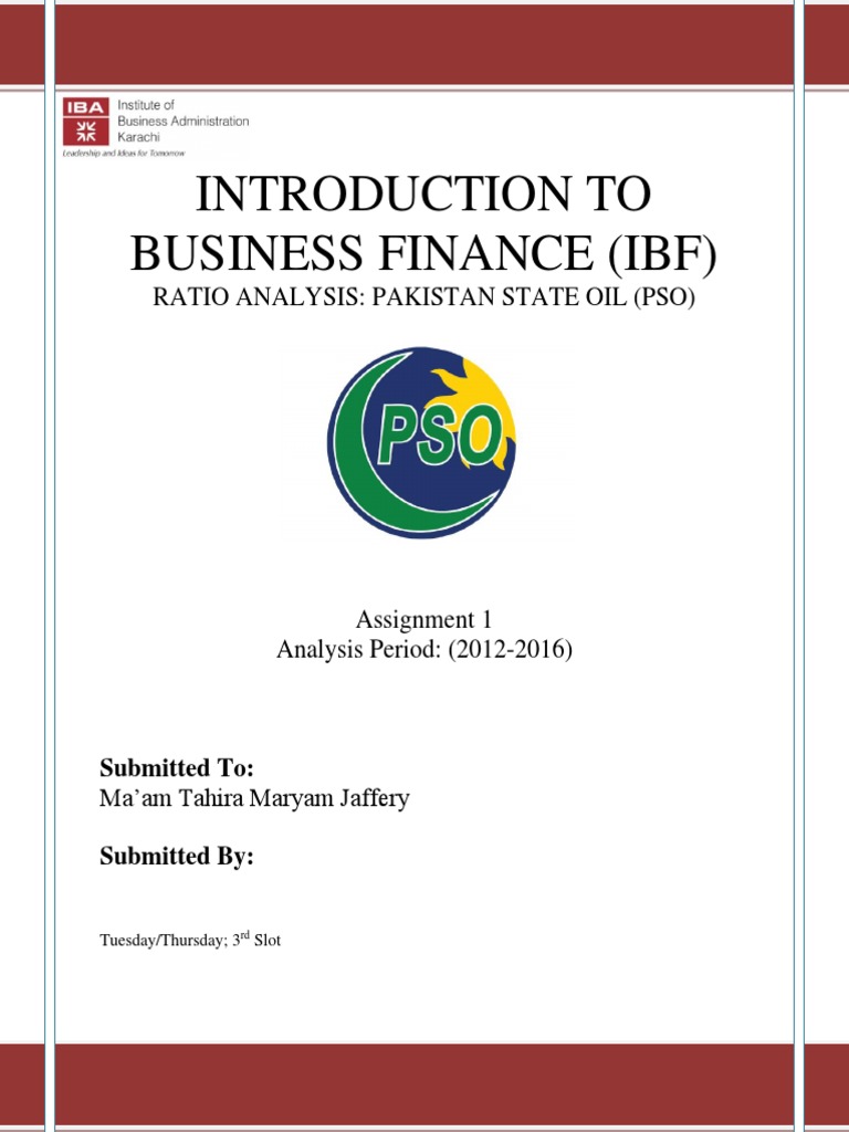 Sample IBF Report | PDF | Yield (Finance) | Dividend