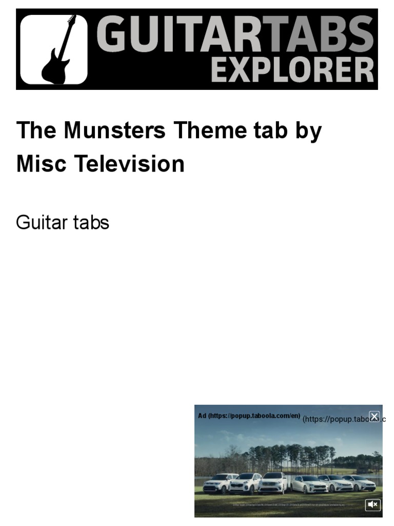 The Munsters Tab | PDF | Business | Science & Mathematics