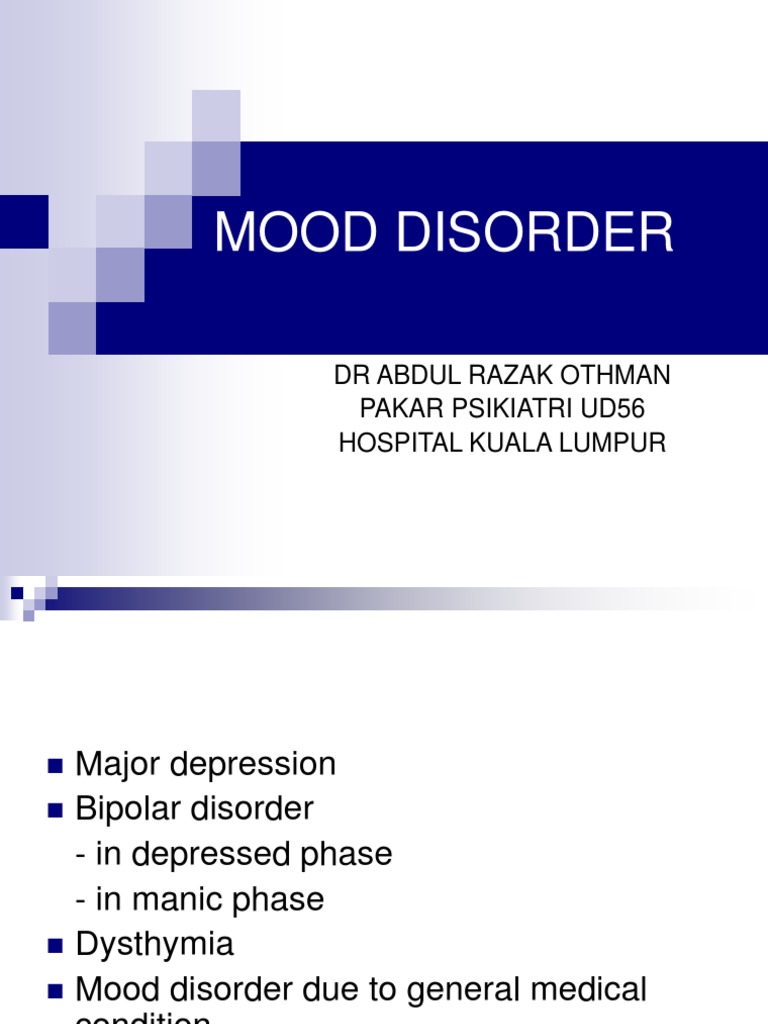 Mood Disorder | PDF | Bipolar Disorder | Mood Disorders