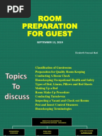 Room Status Terminology | PDF