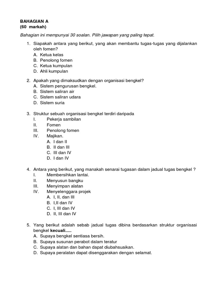 OPTIMIZED TITLE FOR RBT TAHUN 6 BAHAGIAN A | PDF