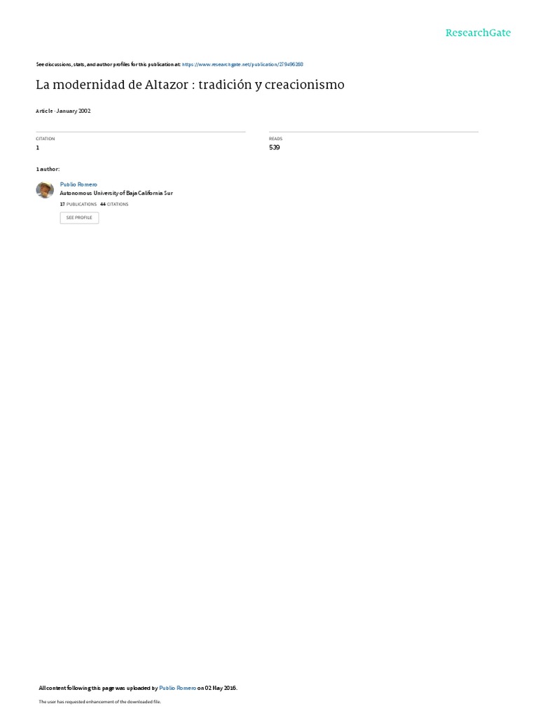 La Modernidad de Altazor Tradicion y Creacionismo PDF | PDF | Poesía ...